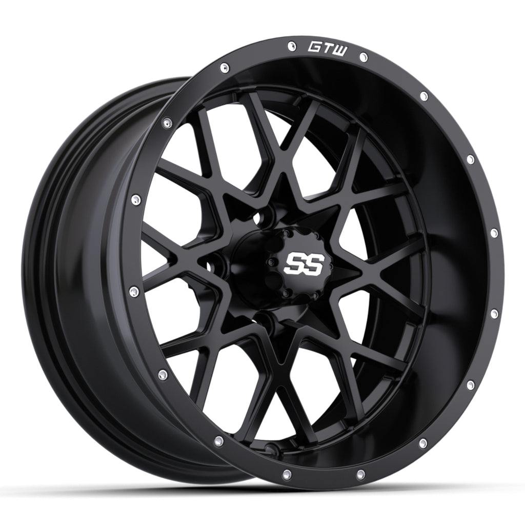 14″ GTW® Vortex Matte Black Wheel from GTW – Lakeside Buggies