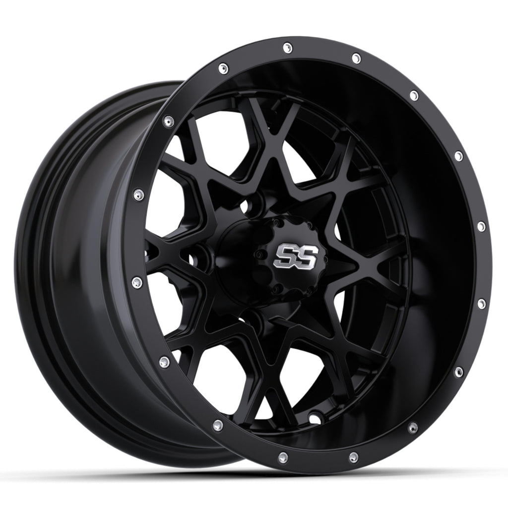 12″ GTW® Vortex Matte Black Wheel from GTW – Lakeside Buggies