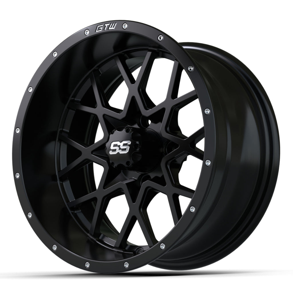 14″ GTW® Vortex Matte Black Wheel from GTW – Lakeside Buggies