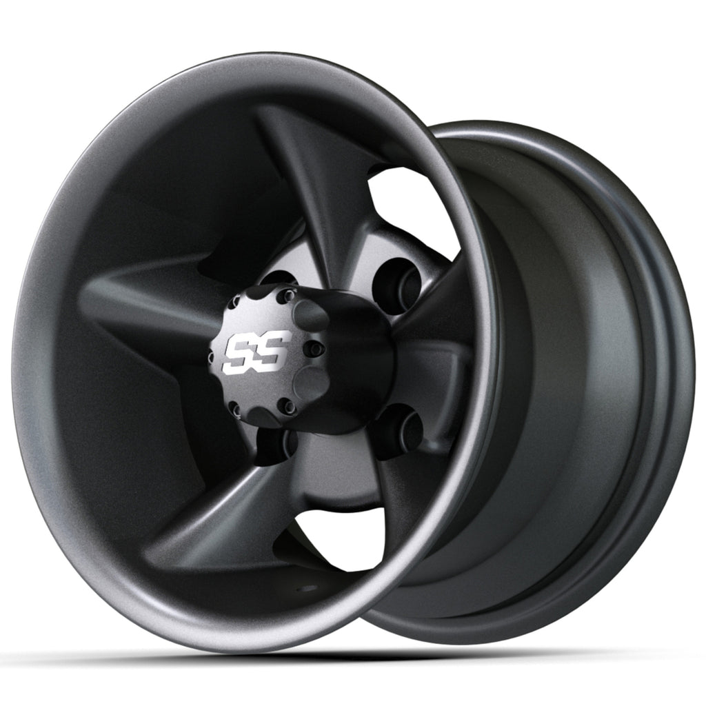 10x7 GTW® Godfather Wheel – Matte Gray from GTW – Lakeside Buggies