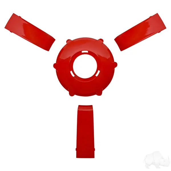 Giazza Steering Wheel Insert Kit, Red- from Lakeside Buggies