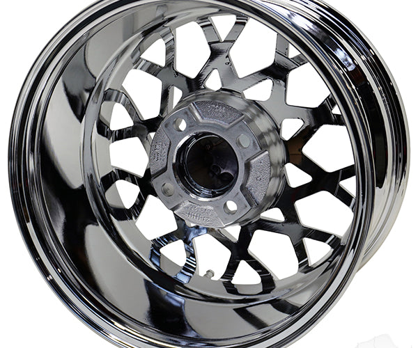 RHOX RX394 Chrome Wheels - High-Performance | 14x7 ET-25 – Lakeside Buggies