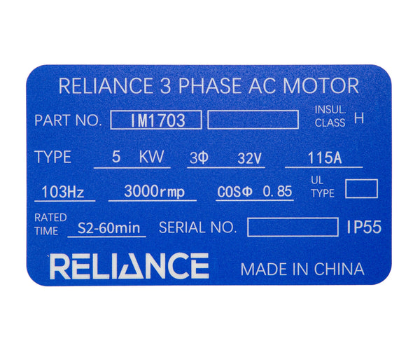 MadJax XSeries Storm Reliance Motor Label – Lakeside Buggies