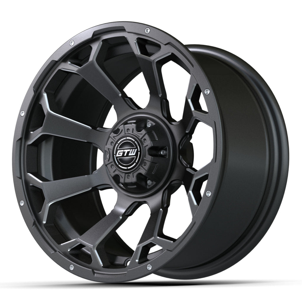 14x7 GTW® Raven Off-Road Matte Grey Wheel from GTW – Lakeside Buggies