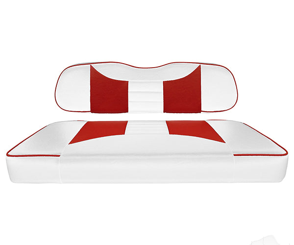 RHOX Front Seat Cover Set, Rally White/Red, Club Car DS- from Rhox ...