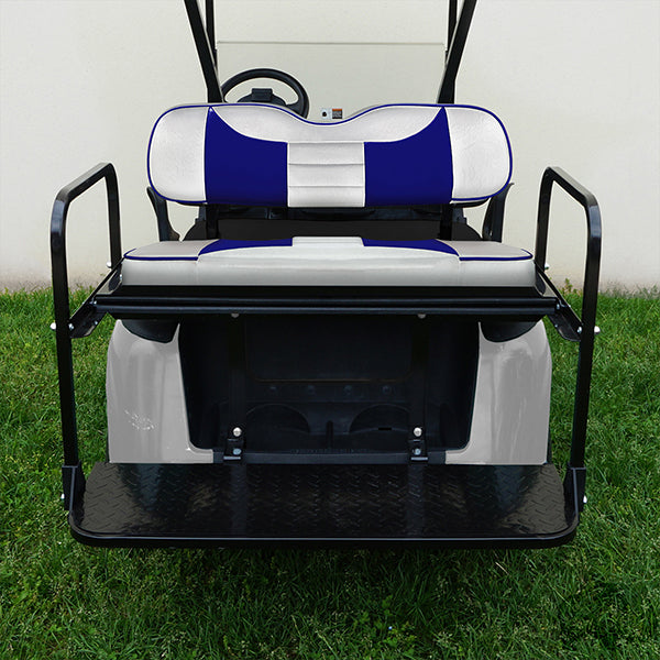 RHOX SS Seat Kit, Rally White/Blue, E-Z-Go RXV 08+- from Rhox ...
